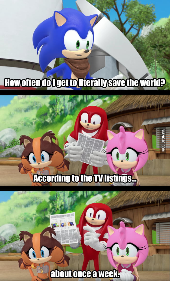 It's your main man Knuckles. - 9GAG
