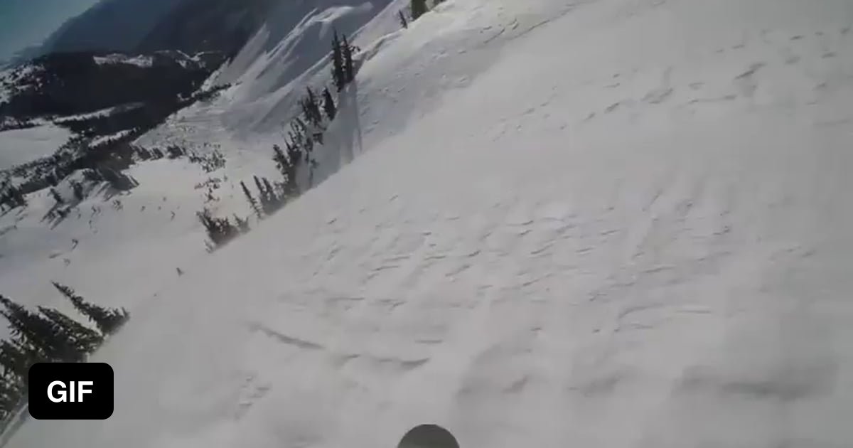 Riding an avalanche - 9GAG