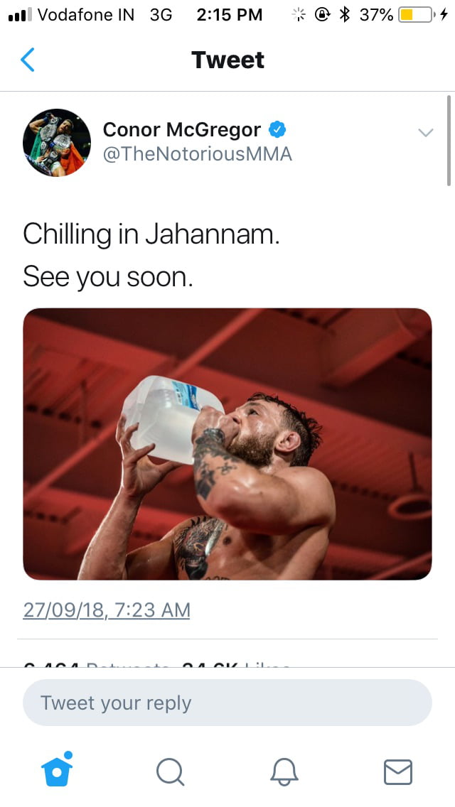 In jahannam, you don't get to tap out and make it stop. - 9GAG