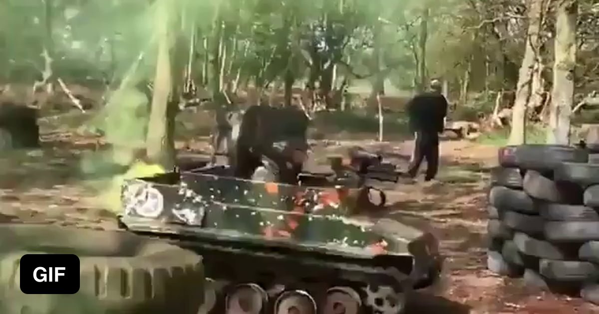 Mini tank paintball - 9GAG