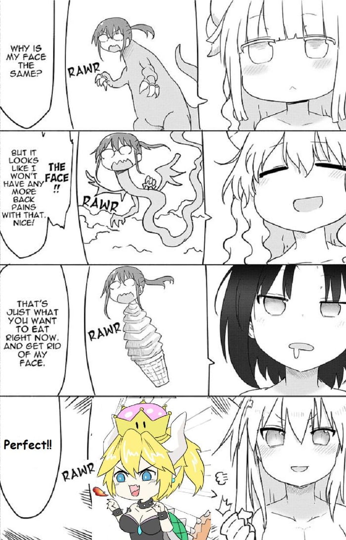 Miss Kobayashi's true dragon form. - 9GAG