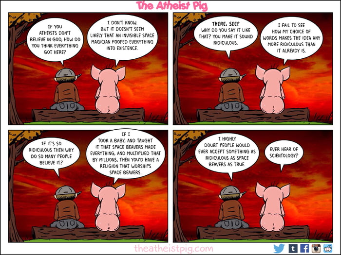 The Atheist Pig - 9GAG
