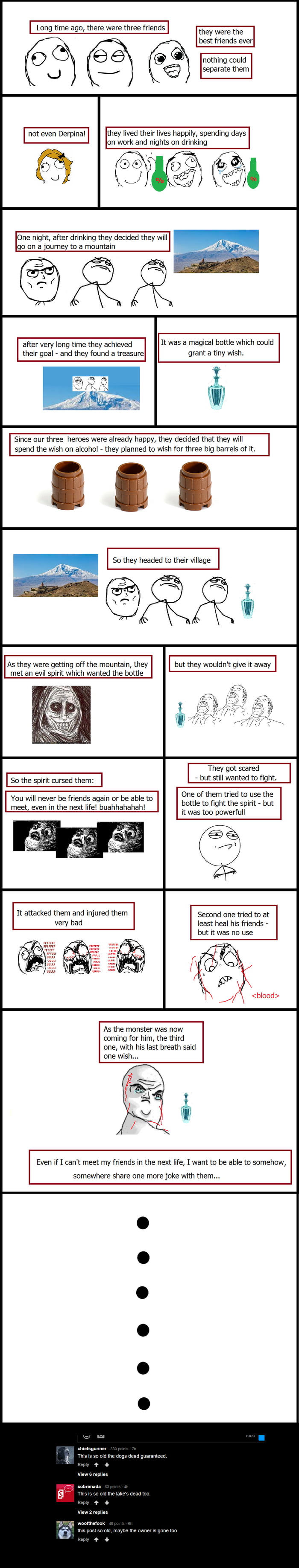 Long ago, there was a thing called rage comic. Not many remember it now ...