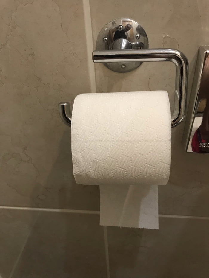 In England, even the toilet paper is backwards - 9GAG