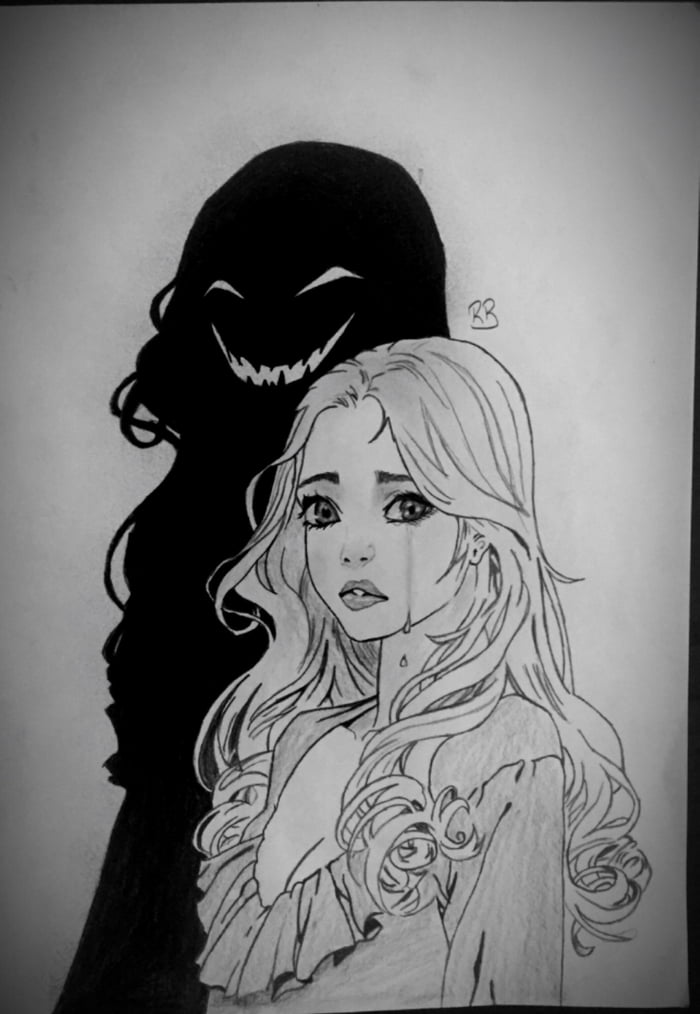 Devil inside us...(Drawn by me) - 9GAG