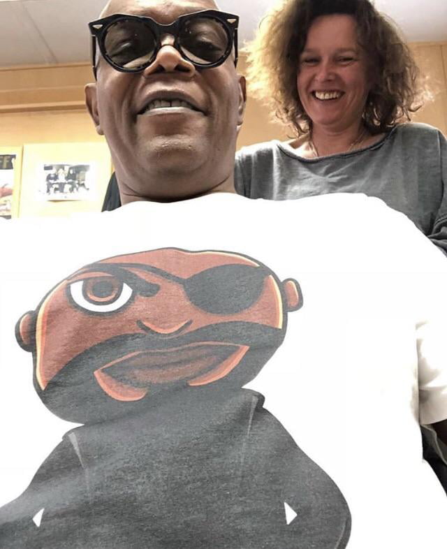 From Sam Jackson’s IG: “Starting the work week a little furious” - 9GAG