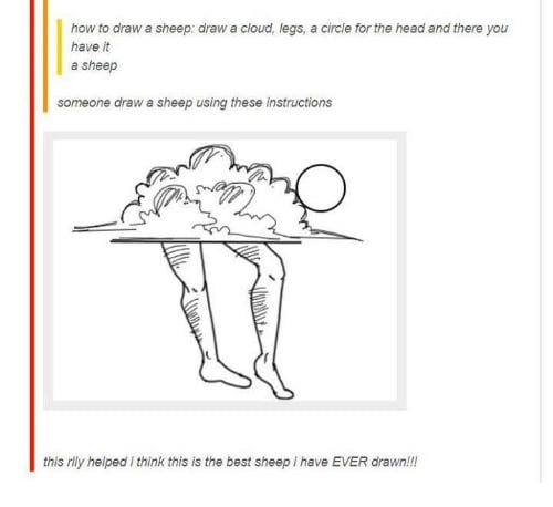 How to draw a sheep - 9GAG