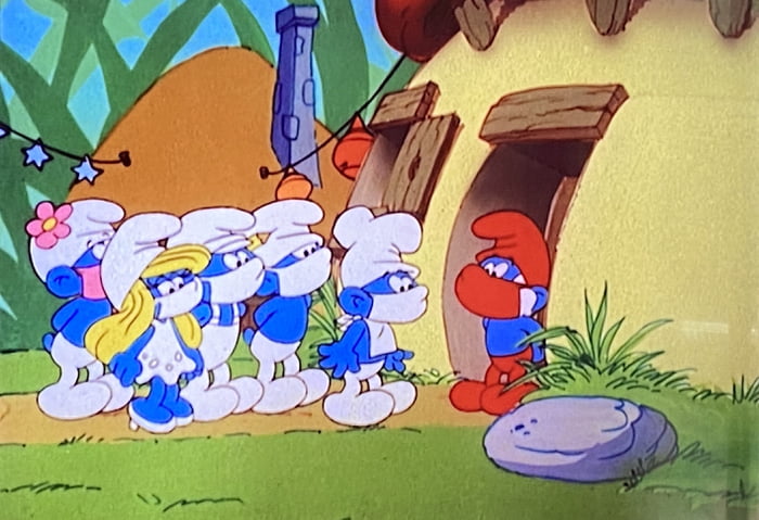The smurfs were ahead of their time - 9GAG