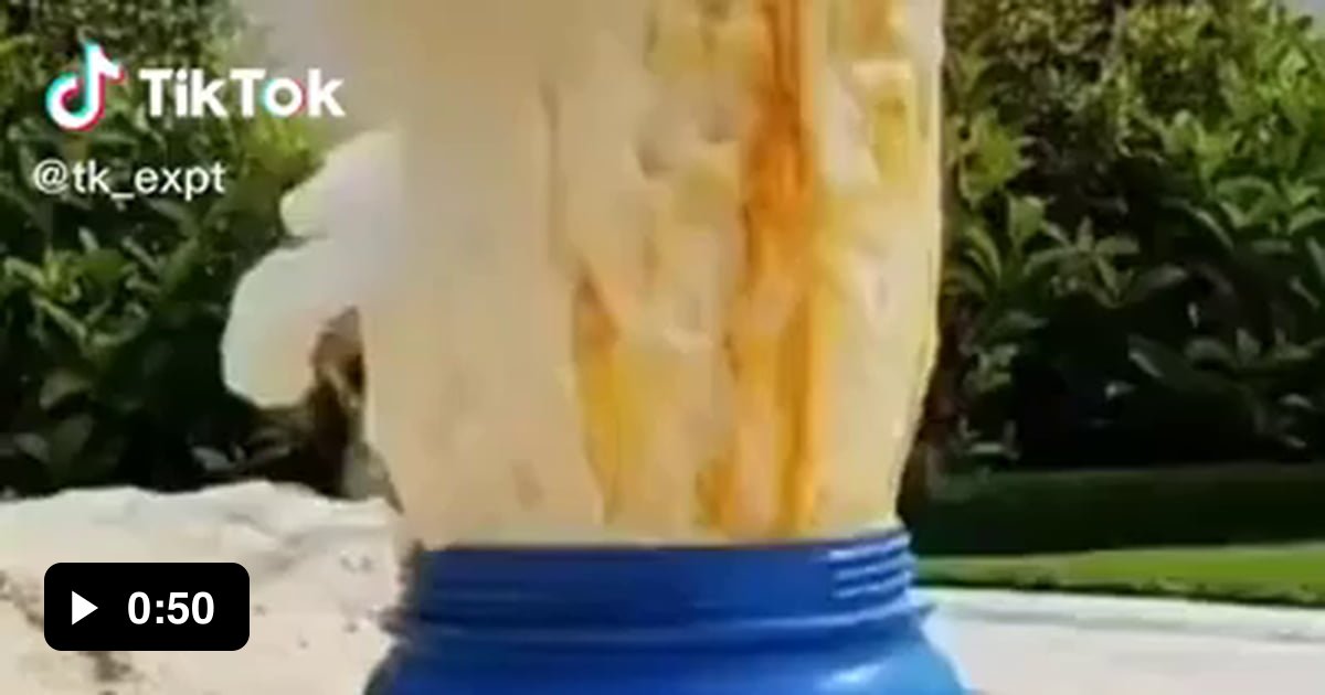 Coke, mentos, and dish soap - 9GAG