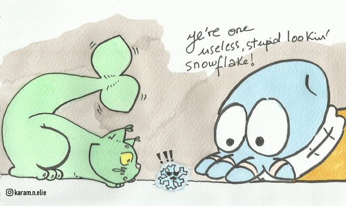 MC Cthulhu and Lu discovering the human snowflake! Share with your ...