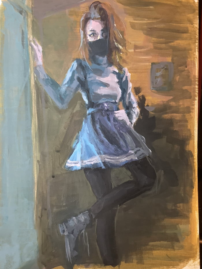 Learning to paint. Here’s another attempt. Does the speed comes with a ...