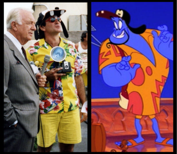 The directors of 'Aladdin' (1992) wrote the part of the Genie ...