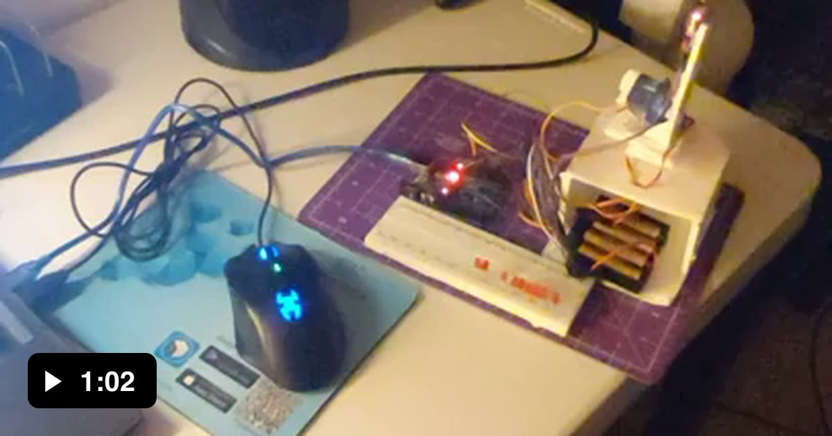 A pointed reaction to a successful Arduino controlled laser turret project - 9GAG