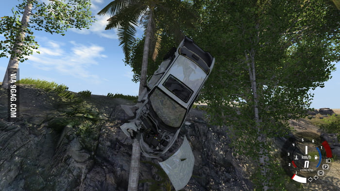 I love games with realistic damage models (BeamNG.drive) - 9GAG