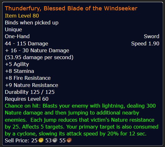 Did someone say Thunderfury Blessed Blade of the Windseeker? - 9GAG