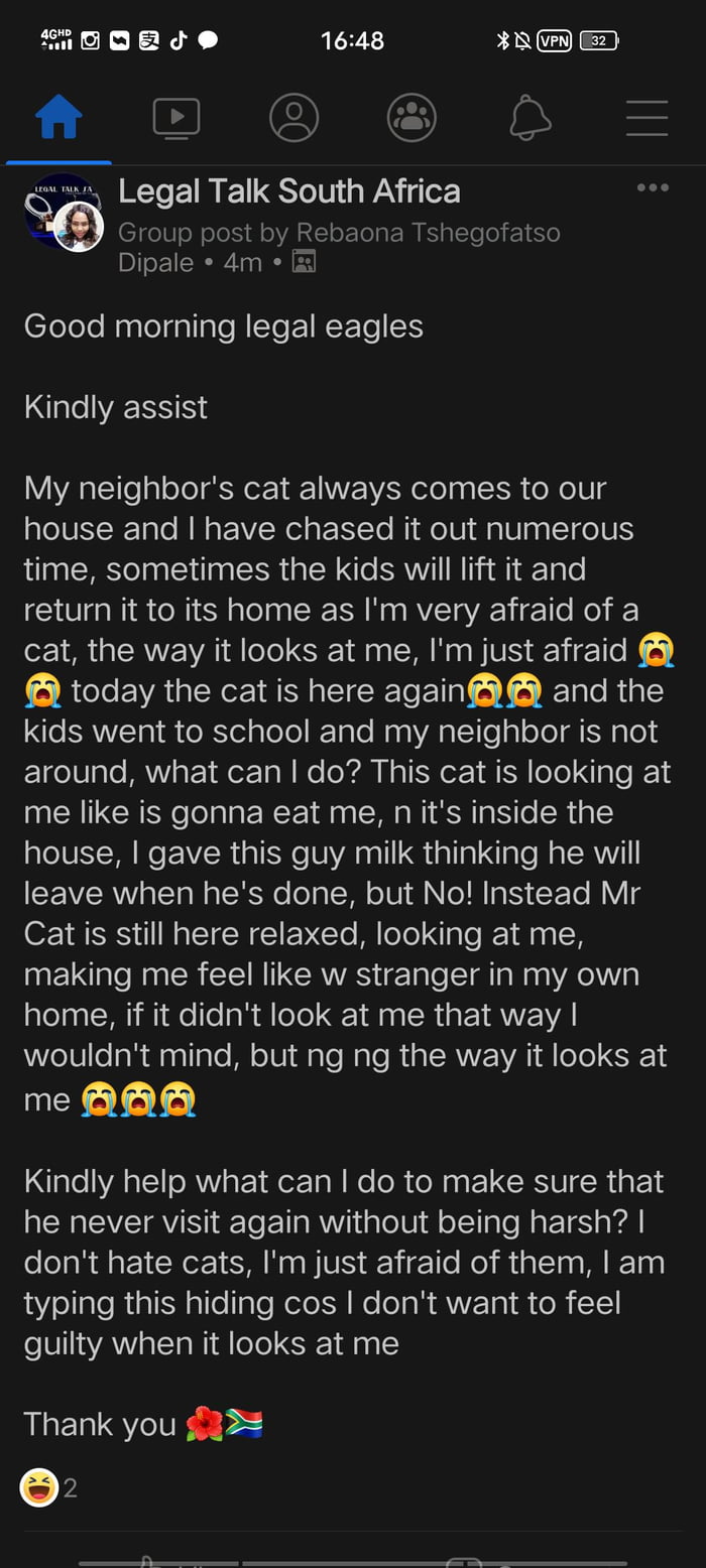 I'm a member of a legal group on fb. This is a question asked. - 9GAG