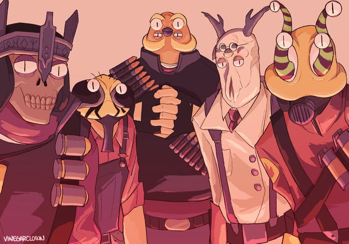 Me and the boys playing tf2 with cursed loadouts on a full moon - 9GAG