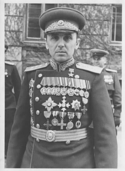 Soviet Colonel general (future Marshal of Soviet Union) Kirill ...