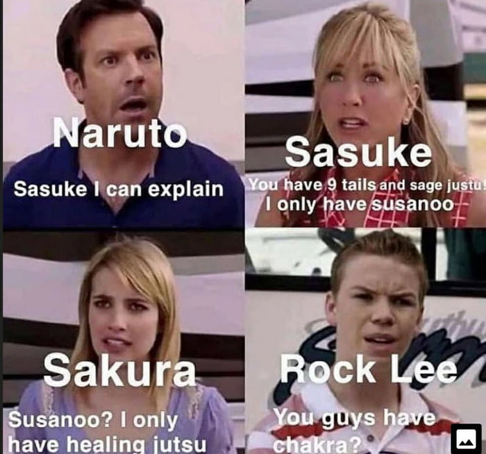 Meanwhile tenten - wait you guys have screen time?? - 9GAG