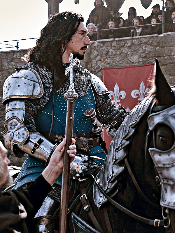 New image of Adam Driver as knight Jacques le Gris in Ridley Scott's ...