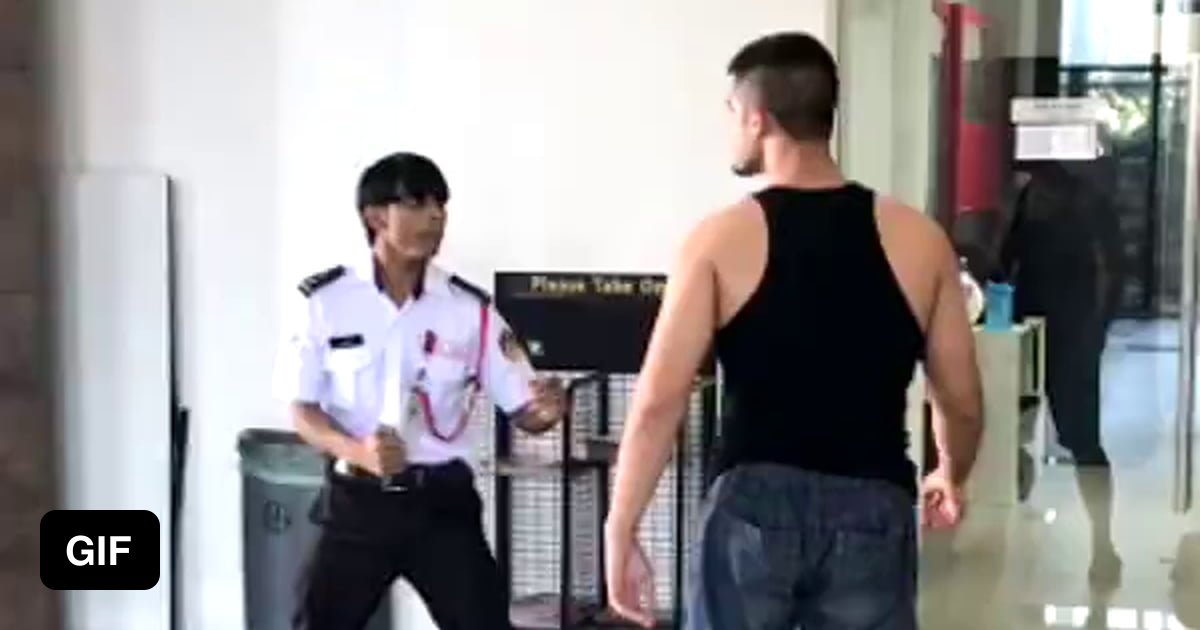MMA Fighter Vs. Security Guards - 9GAG