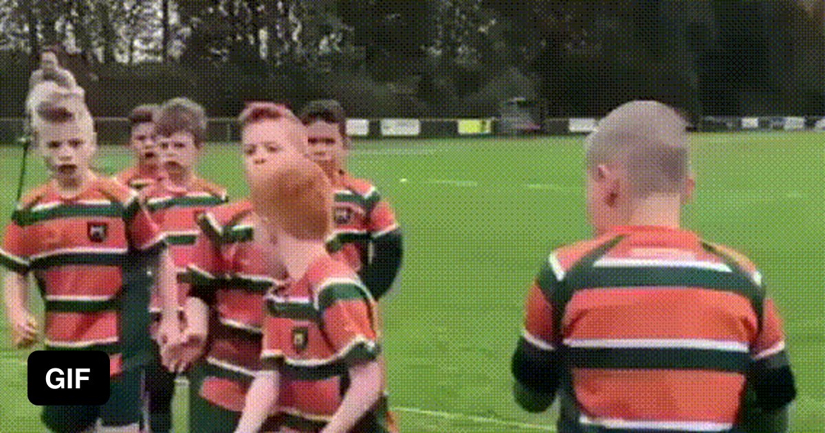 Kid knows how to tackle - 9GAG