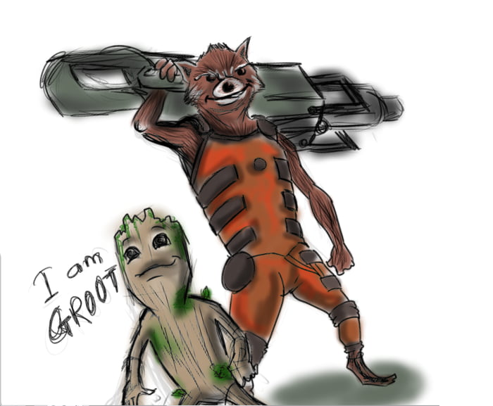 "Guardians of the galaxy 2" spoiler alert. Groot said "I am groot" - 9GAG