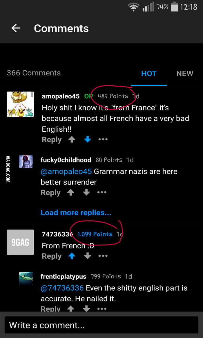 How does 9Gag comments work? - 9GAG