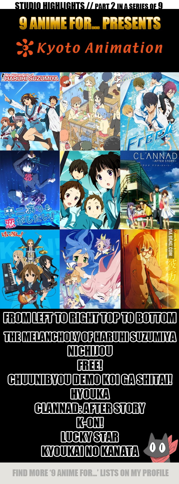 Kyoto Animation - Masters of Moe - 9GAG
