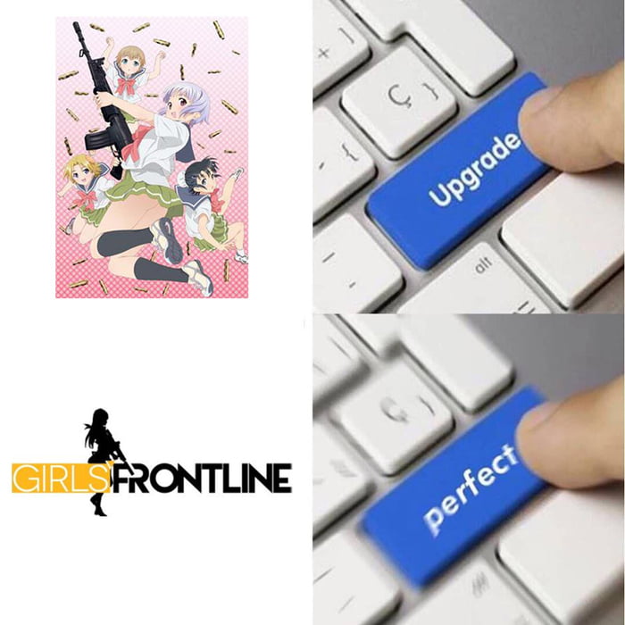 Upotte: Cute girls as real-life guns. Girls Frontline: Handsome girls ...