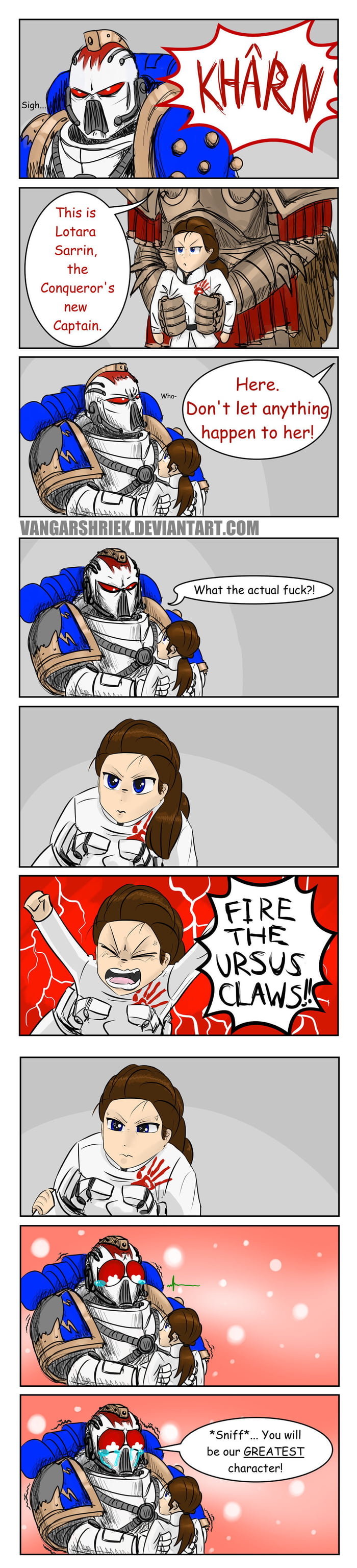 Warhammer30k:Lotara Sarrin - 9GAG