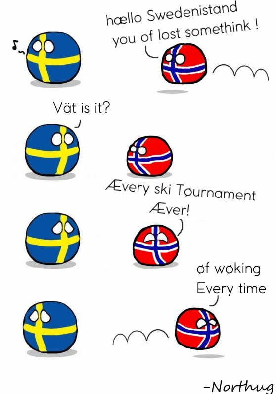 Meme made by Petter Northug himself (Norwegian cross country skier) - 9GAG