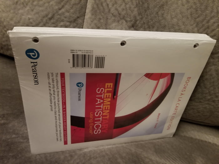 My $173.95 stats textbook is just a bunch of loose-leaf printouts - 9GAG