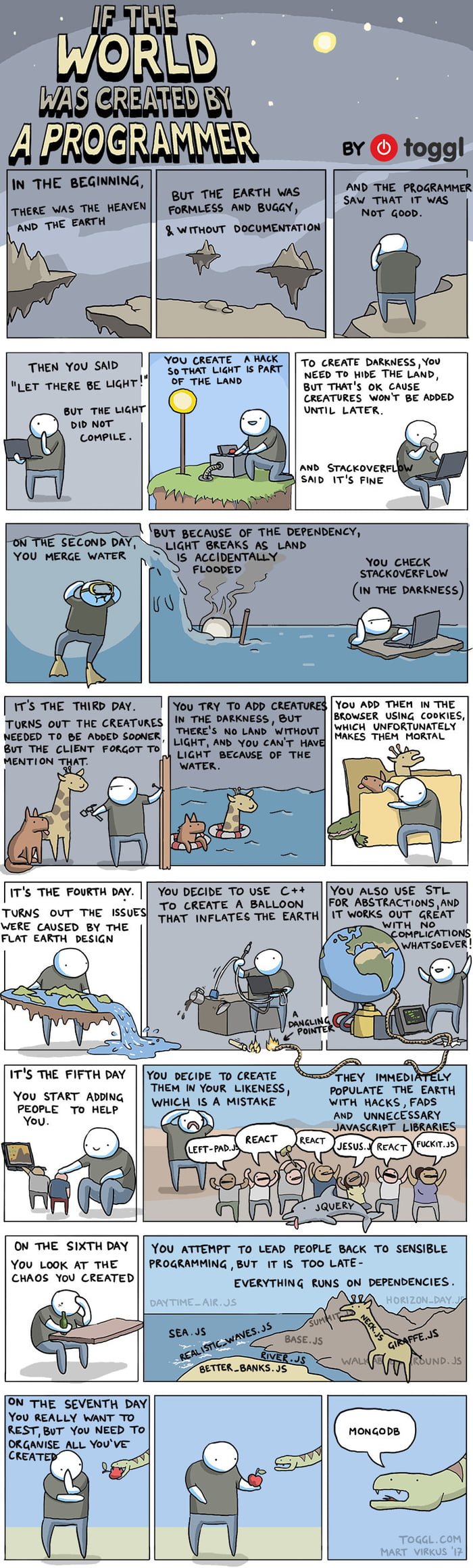 The world created by a programmer - 9GAG