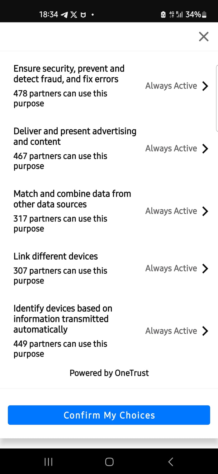Was anyone else unable to use 9Gag today due to some screen demanding 'Accept now' regarding ...