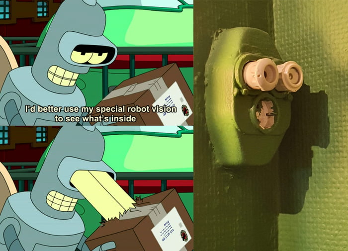 Bender power socket with robot vision - 9GAG