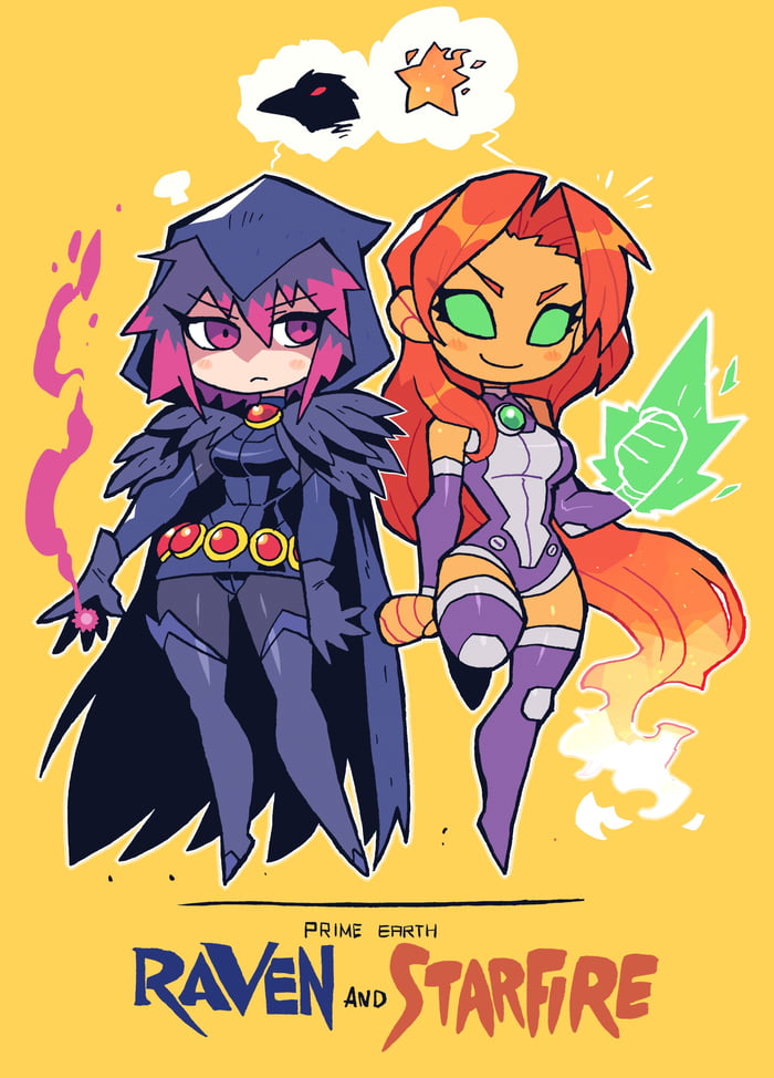 Raven And Starfire By Rariatoo 9gag