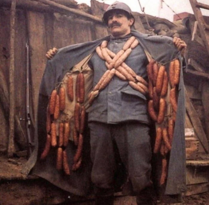 Sausageman,feeder of trenches - 9GAG