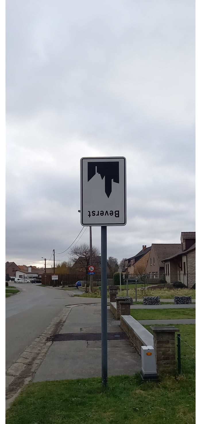New town sign - 9GAG