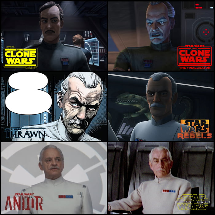 Wullf Yularen through Star Wars - 9GAG