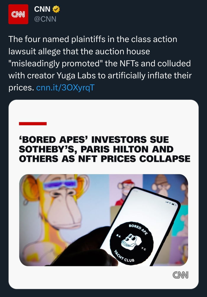 "NFT bros losing money is funnier than any of our comics." - @explosm ...