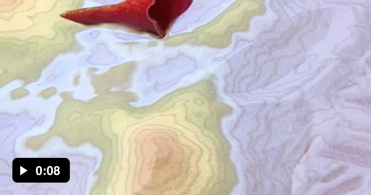 This interactive topographic sandbox in a children’s museum in Flint ...