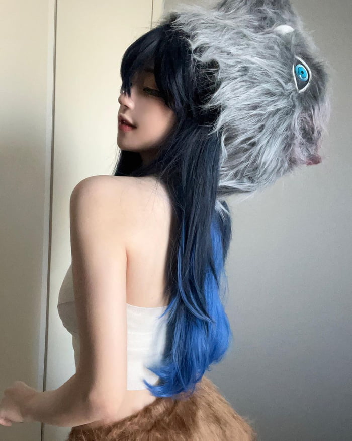 Finally an Inosuke cosplay that matches his pretty face - 9GAG