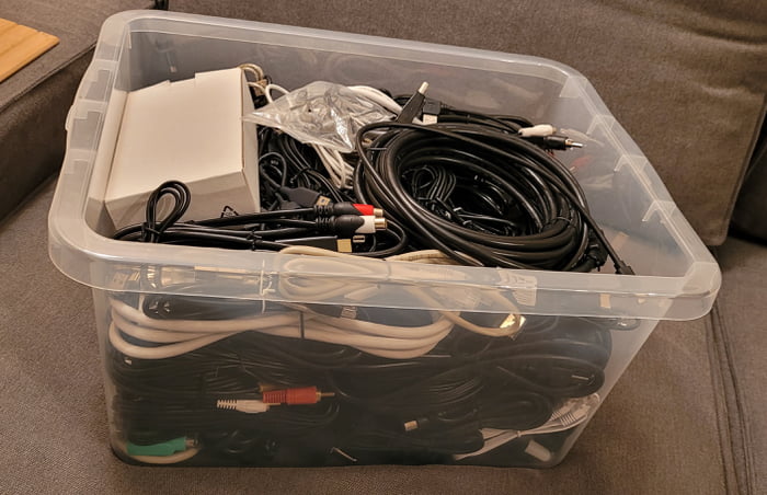 THE box. Got organized. Not throwing anything away. Future generations ...