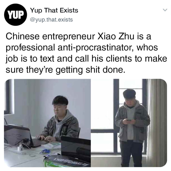 I can write a software to replace him, and have him procrastinate - 9GAG