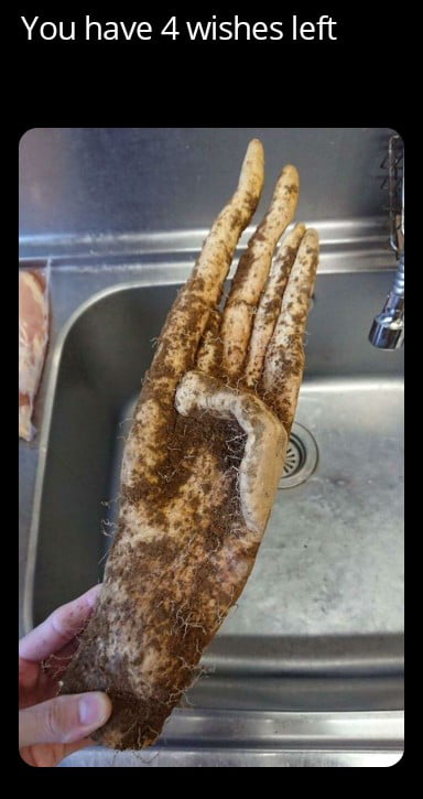 Monkey paw- sweet potato edition - 9GAG