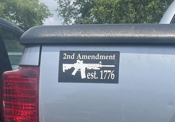 The 2nd amendment was ratified in 1791. - 9GAG