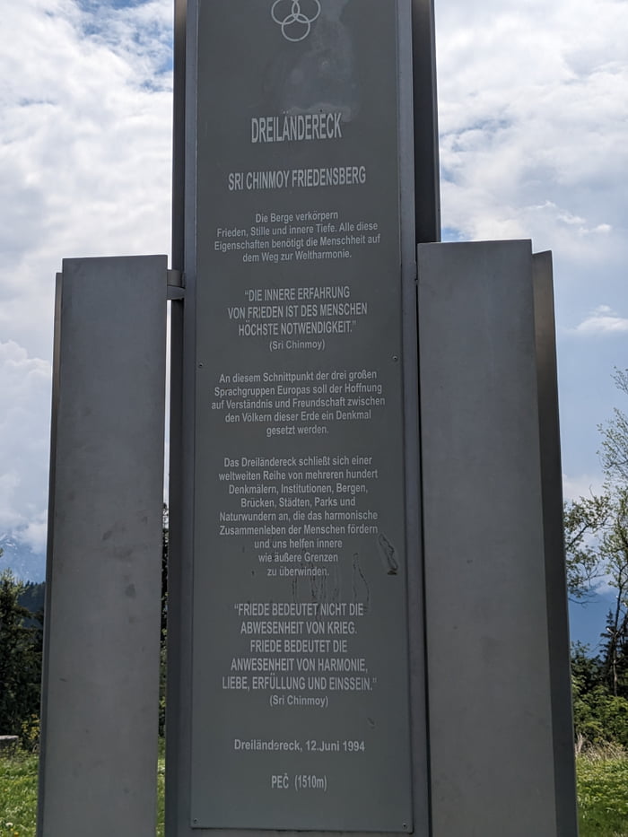 Special place where slavic, germanic and romanic culture meet. Standing ...