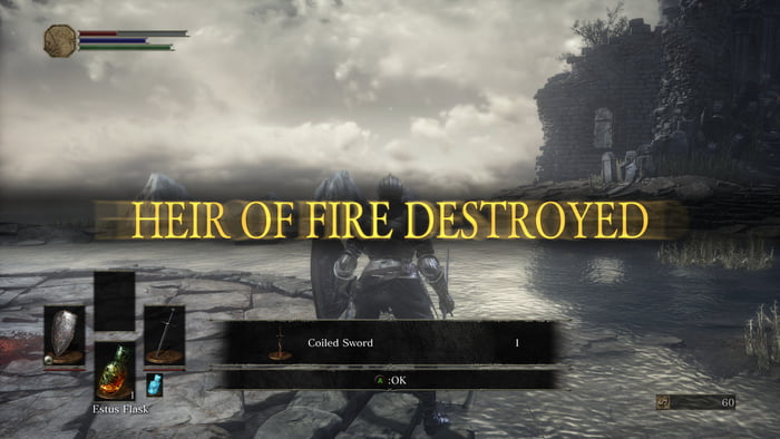I have just defeated my first Dark Souls boss ever. (Dark Souls III) - 9GAG