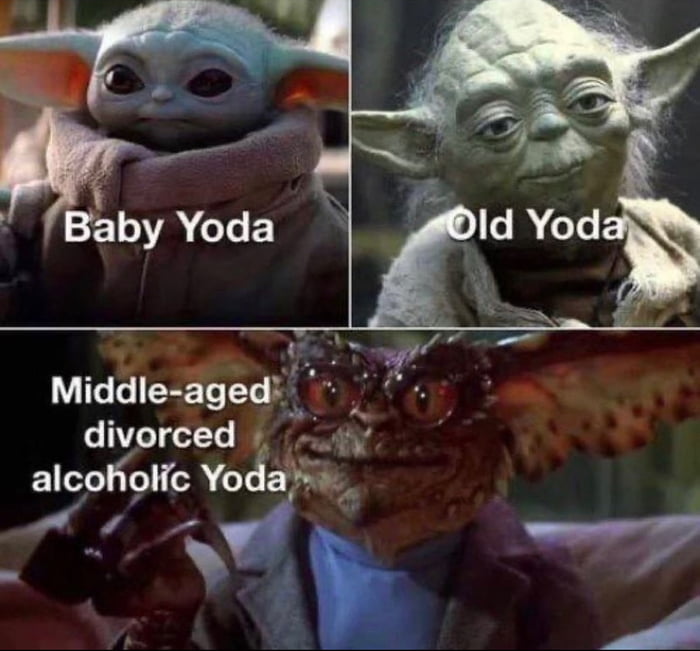 Which version of yoda are you at ? I’m the bottom one - 9GAG
